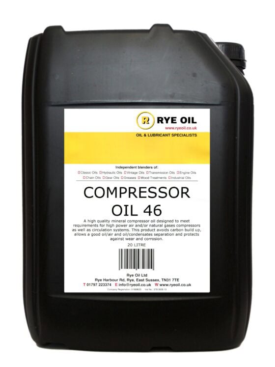 Compressor Oil 46 - Rye Oil Limited