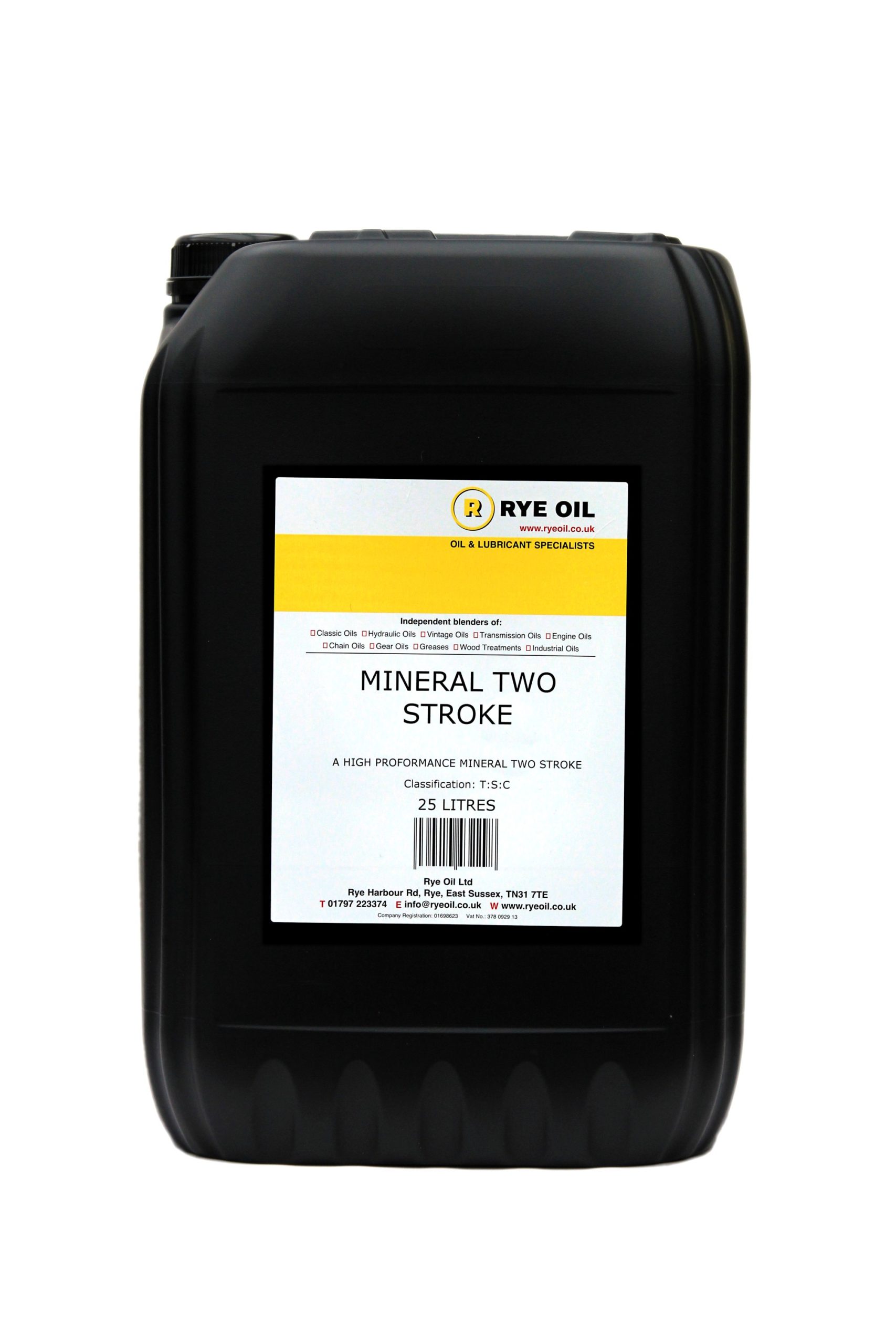 Mineral Two Stroke Oil - 25 Litre & 205 Litre Buy Here